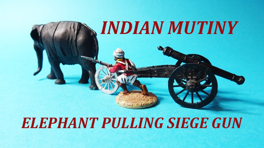 Wargame News and Terrain: AW Miniatures: Indian Mutiny Elephant Pulling ...