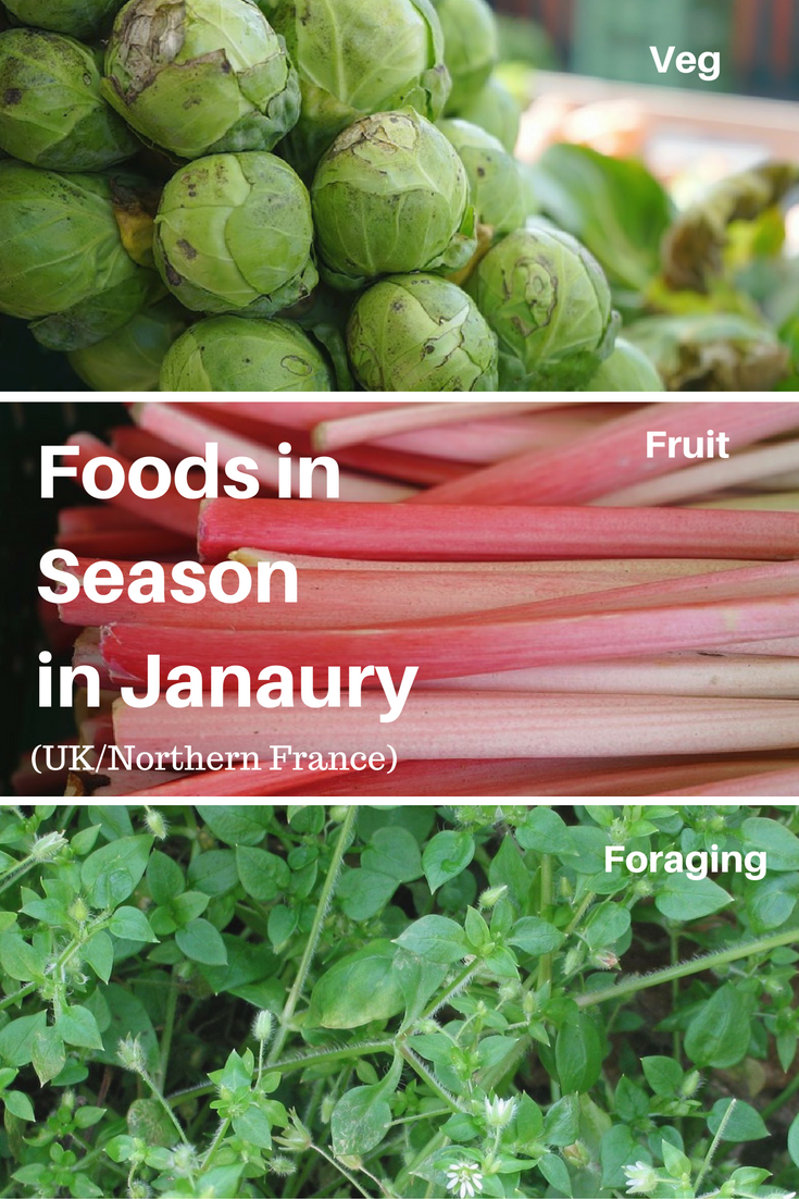 A Green and Rosie Life: Veg, Fruit and Foraged Foods in Season in January