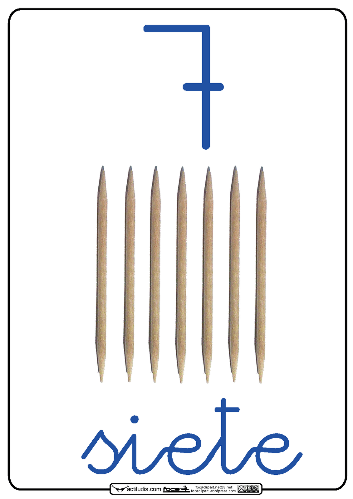 Primero B: Numeración con palillos