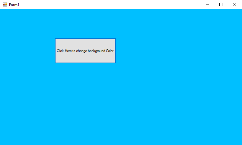 18 Program to change Background color of the form when user clicks on ...