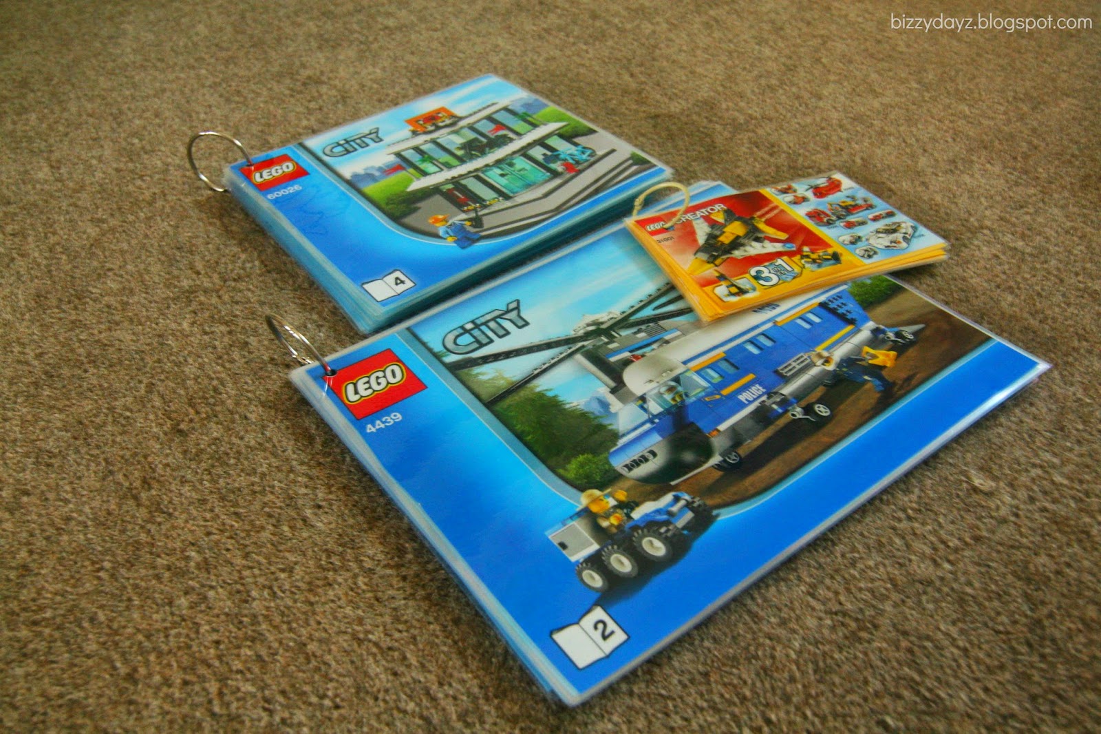 bizzydayz: Storing Lego Instruction Booklets