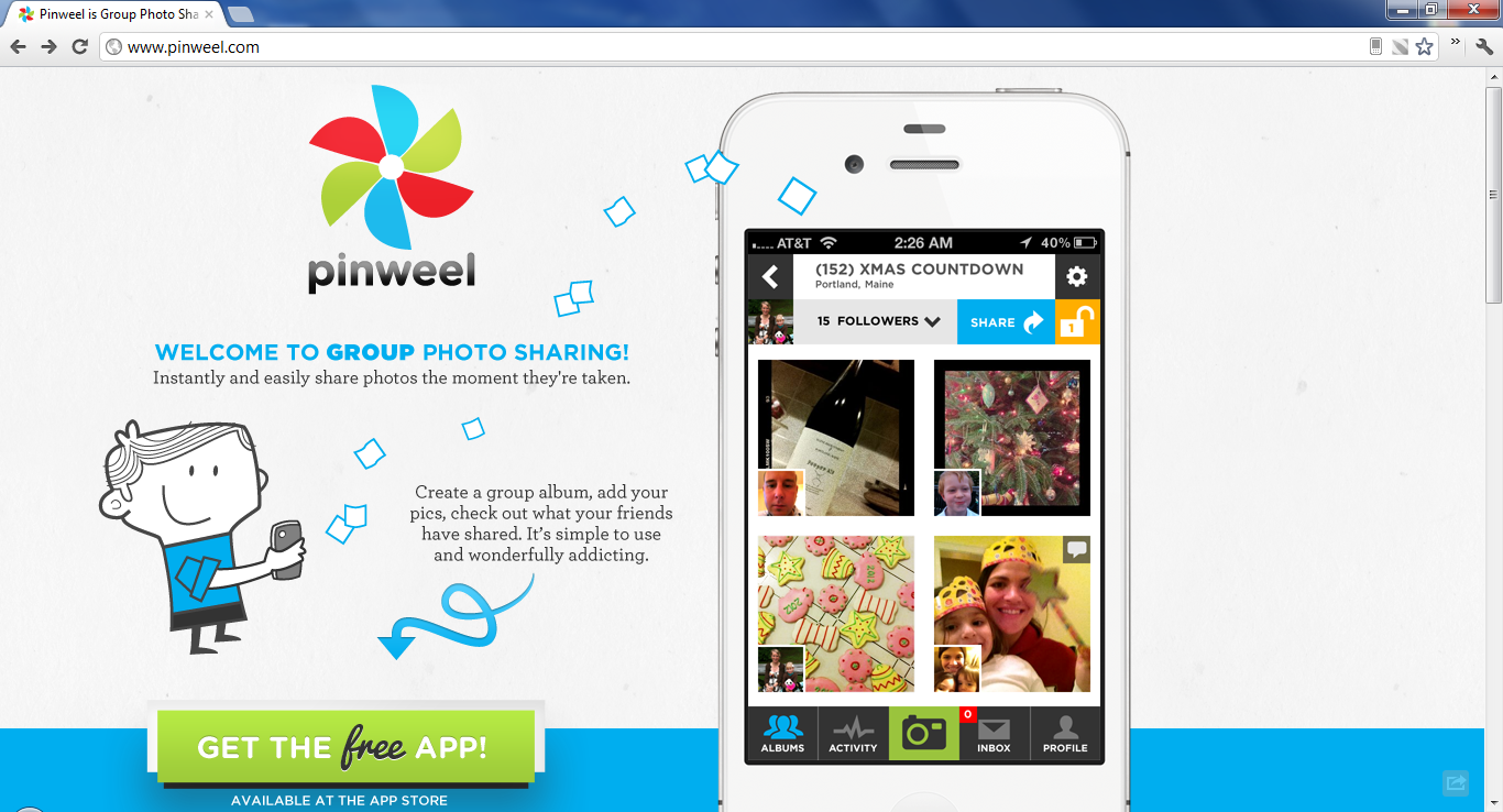 Pinwheel - Group Photo Sharing