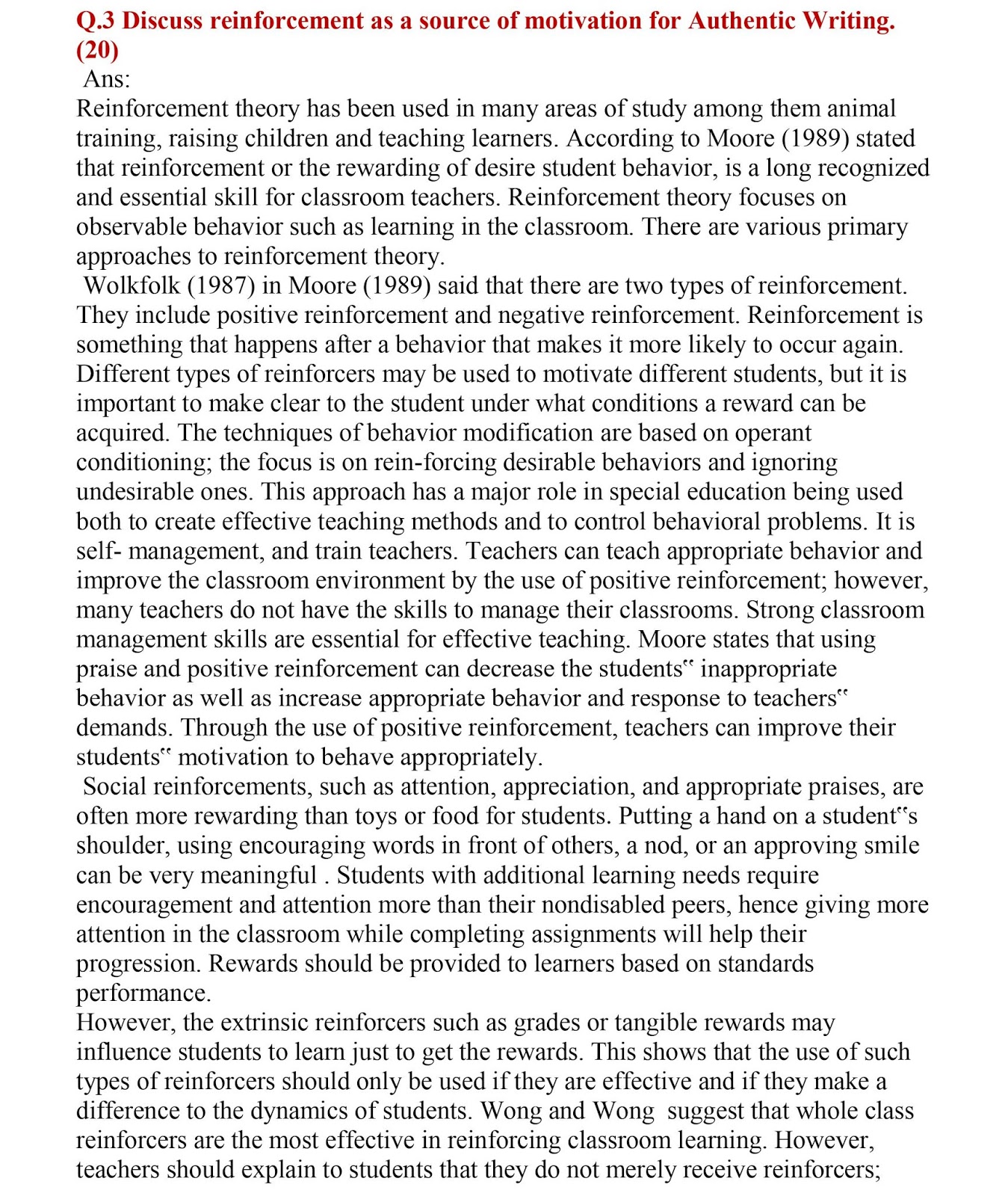 2nd Solved Assignment 6472 Autummn 2019 English V Educational Wealth