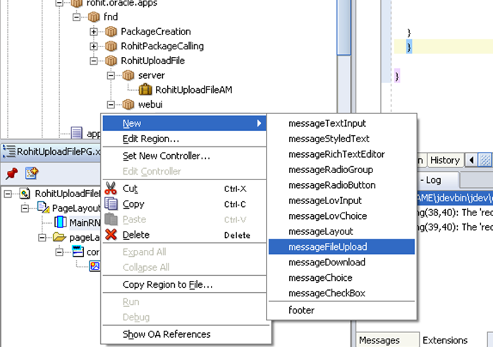 Oracle Application S Blog Upload File In Oracle Server From Local Machine In Oaf Page