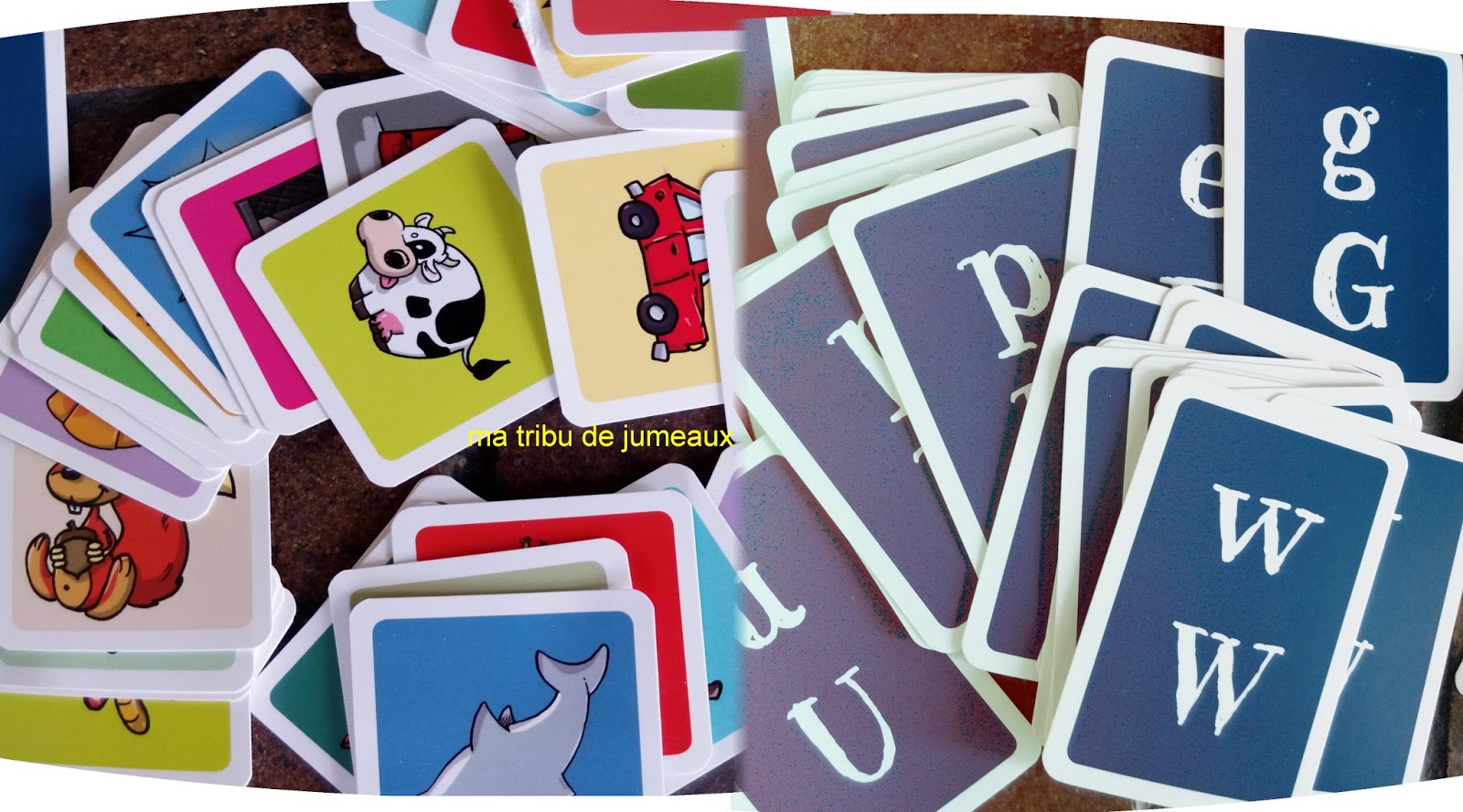 Ma tribu de jumeaux, : Des jeux de cartes éducatif pour les enfants ...