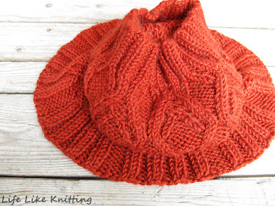 Life Like Knitting Workshop: Теракотовий снуд з колекції Ромби ...