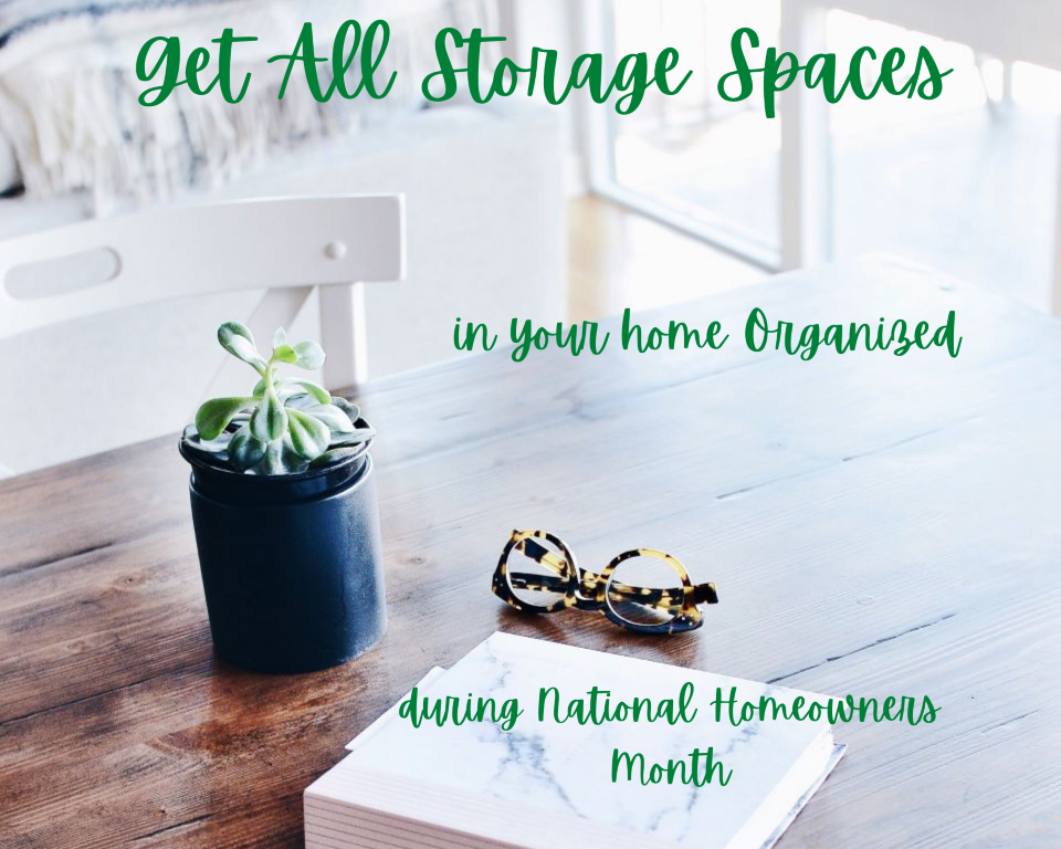 Get All the Storage Spaces in Your Home Organized | My WAHM Plan