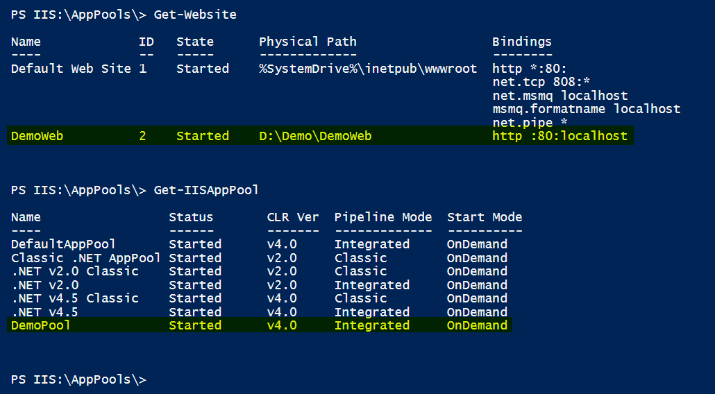 Powershell 設定 Iis 建立 Application Pool、website ~ Mrcus 學習筆記 0777
