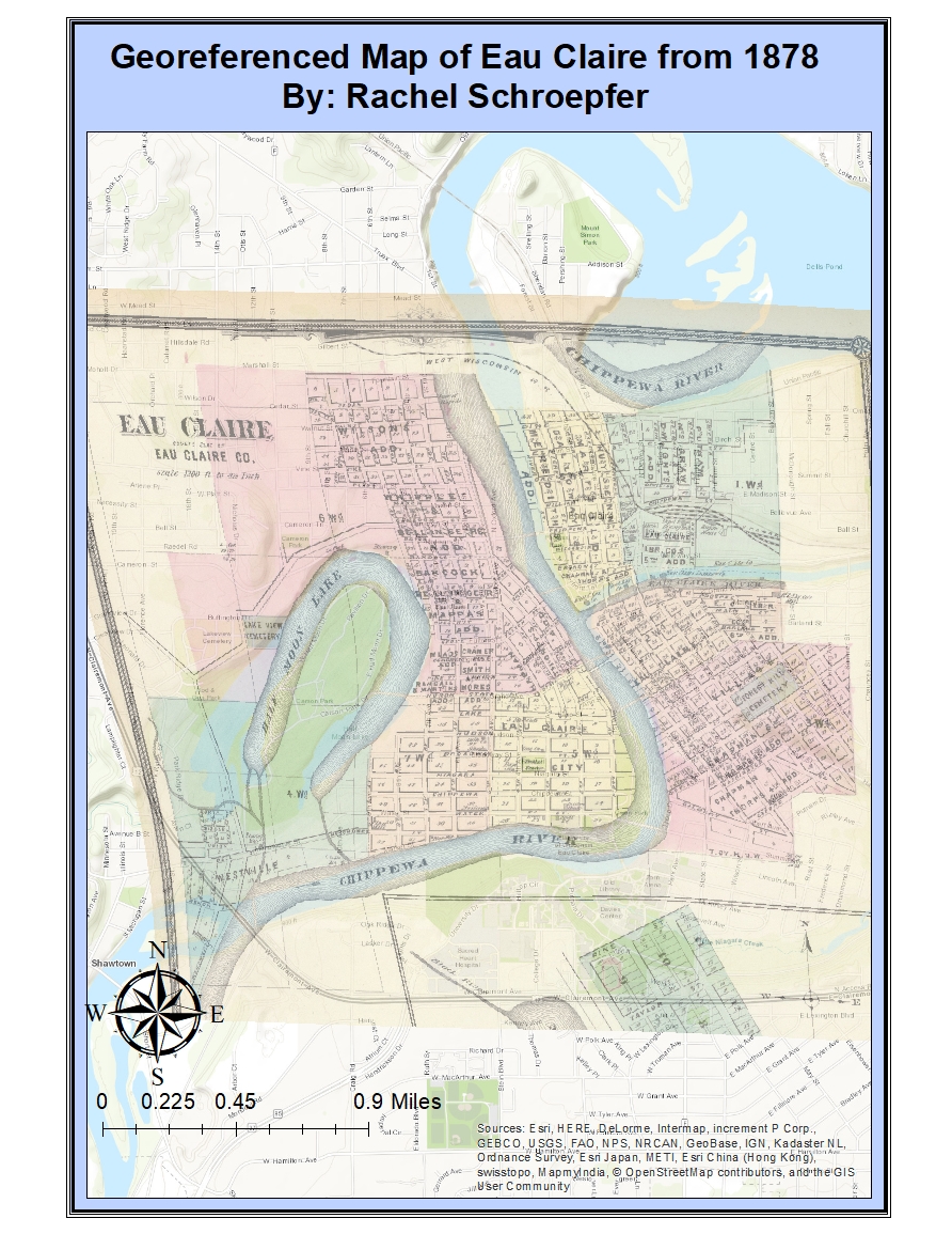 GIS 337 - GIS II: Lab 2: Georeferencing