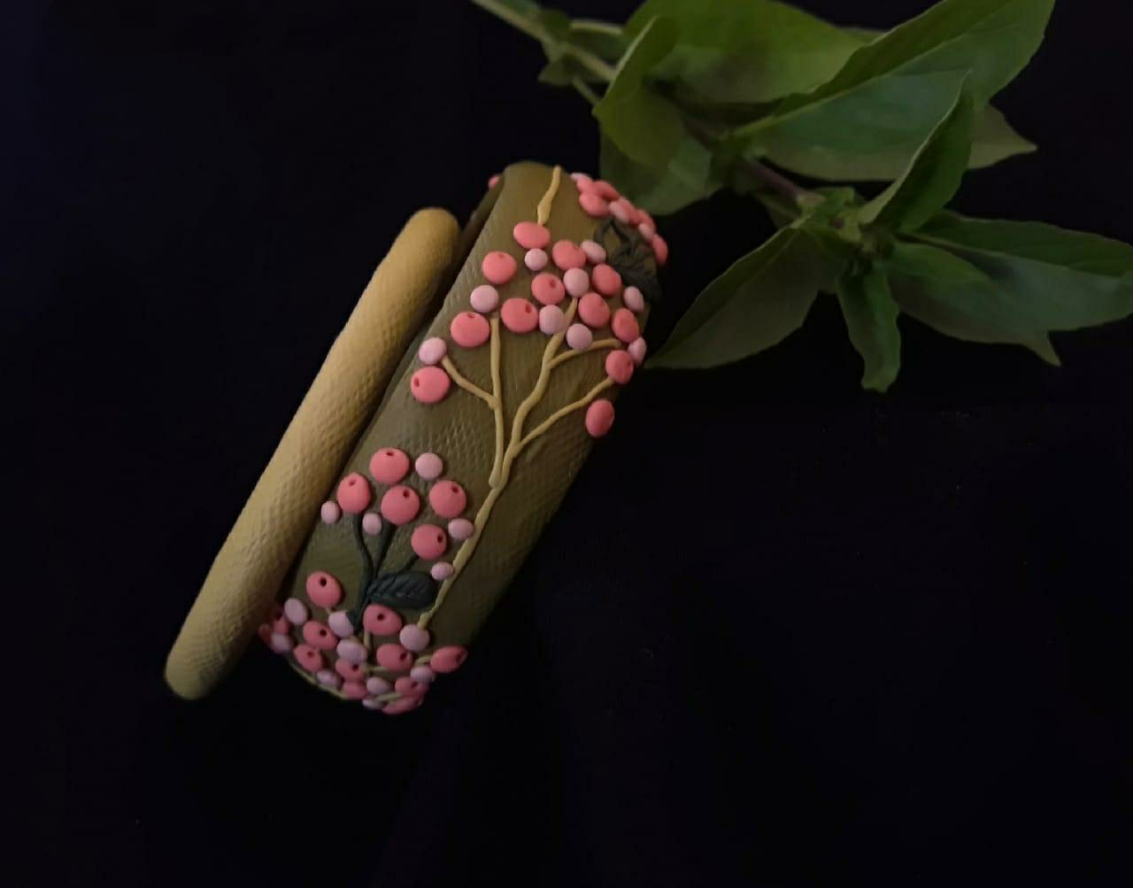 Polymer Clay Bangles Making at Phoebe Doane blog