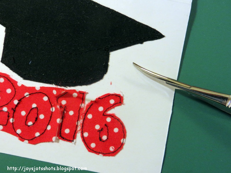 Joy's Jots, Shots & Whatnots: Paper Guided Stitched Graduation Card