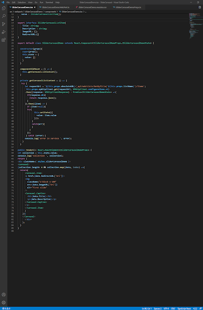 Step By Step Guide To Create A Carousel With Reactjs And Sharepoint List