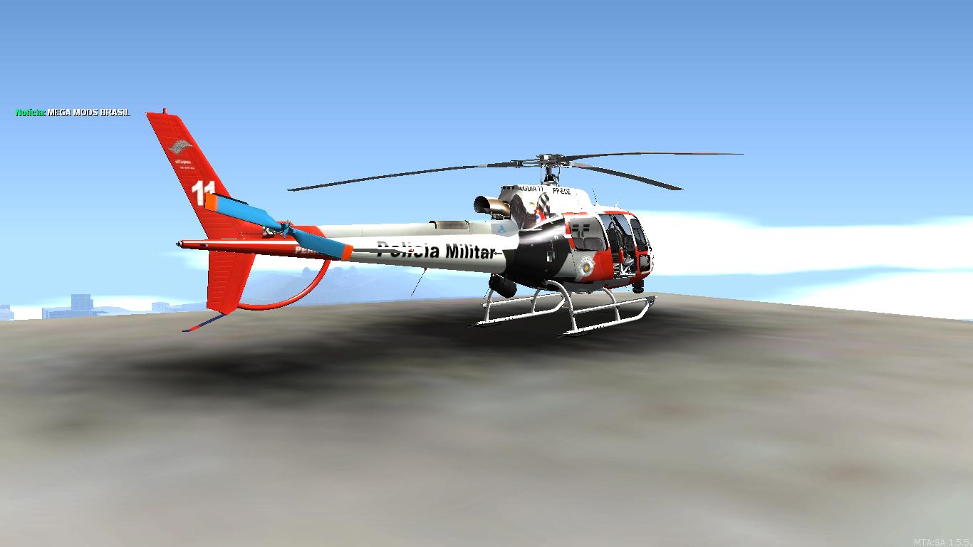 Helicóptero Águia PM - MTA Brasil