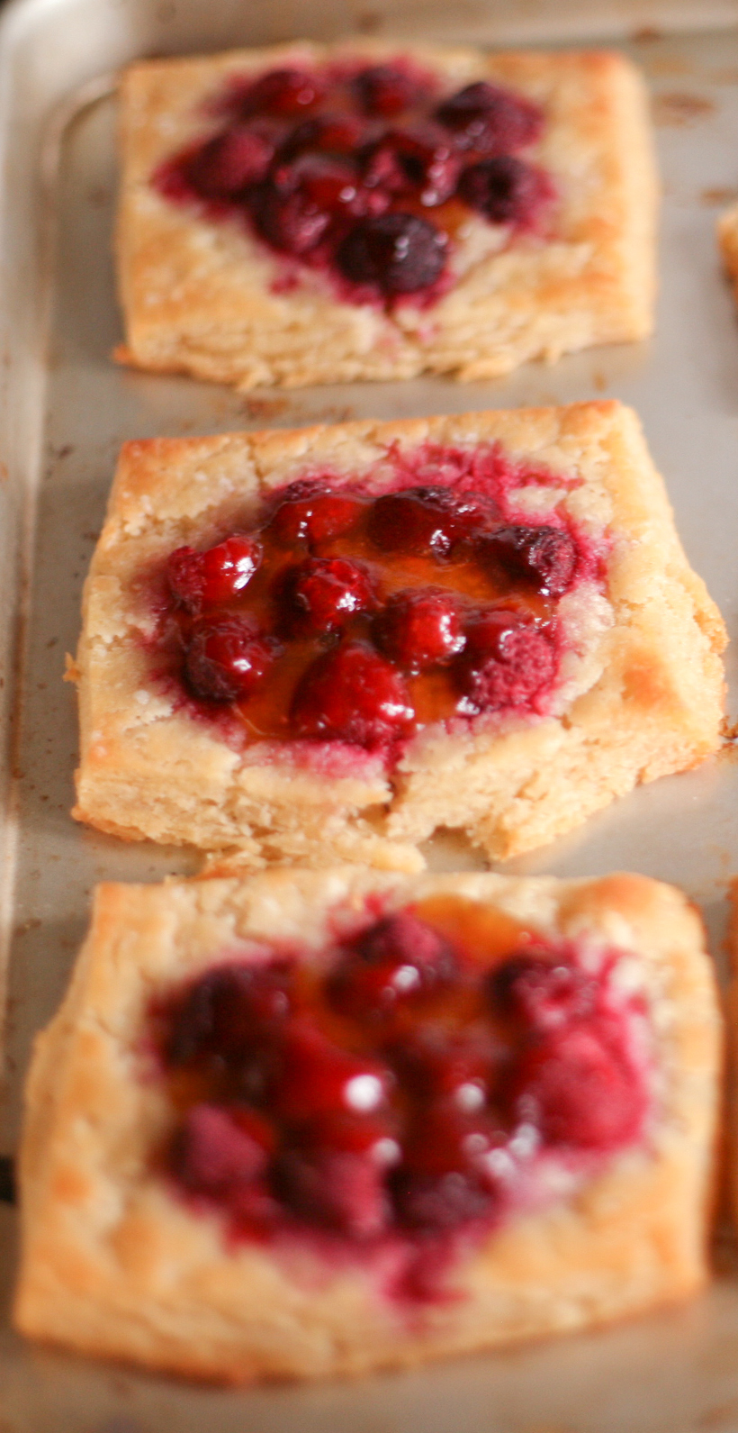 Raspberry Pastry Squares