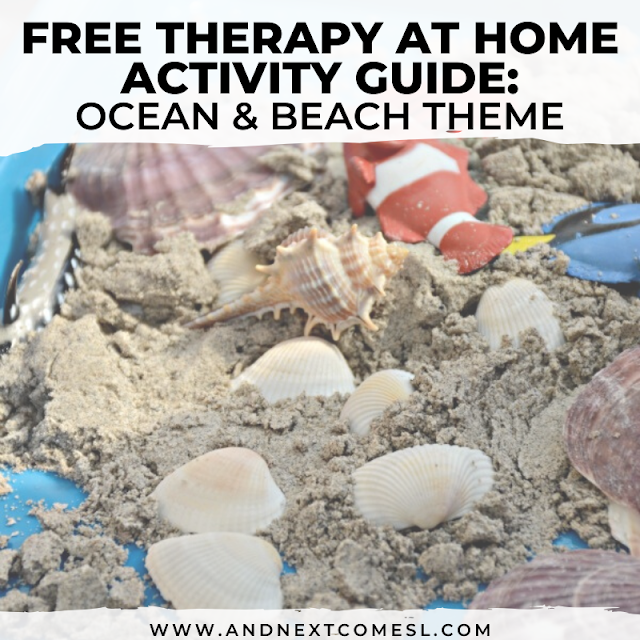 Free Ocean & Beach Themed Therapy at Home Activity Guide | And Next ...
