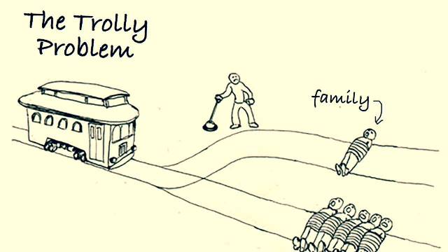 The Trolley Problem, Gesekan Antara Moral dan Logika