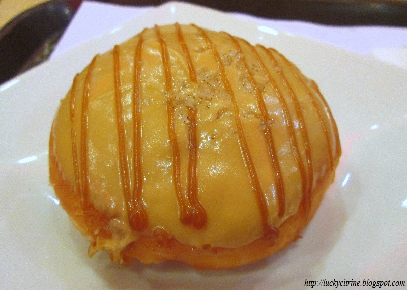 Lucky Citrine: Krispy Kreme Salted Caramel Doughnut Lucky Citrine: Krispy Kreme Salted Caramel Doughnut