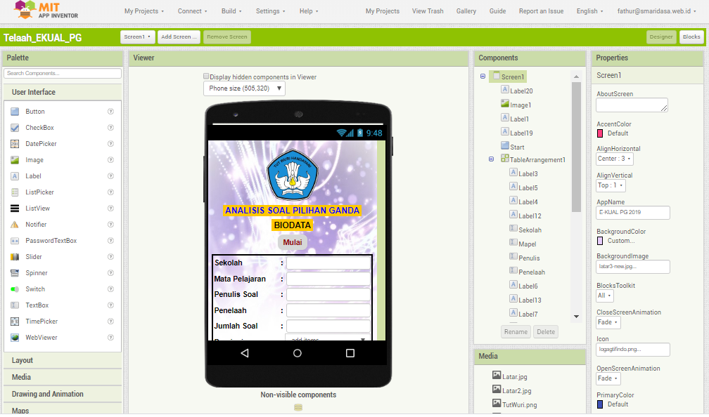 CARA MEMBUAT APLIKASI ANDROID : INSTALL, MEMULAI APLIKASI DAN NGODING ...