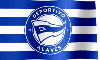 Deportivo Alavés Flag GIF (Bandera Deportivo Alavés) - All Waving Flags