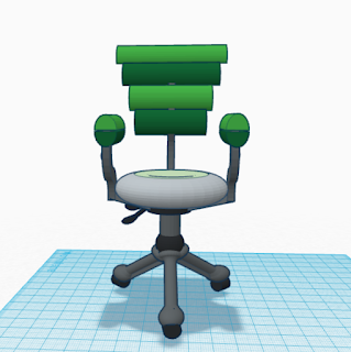 Roans 3D Object Design Blog: The Creation of a Tinkercad Chair