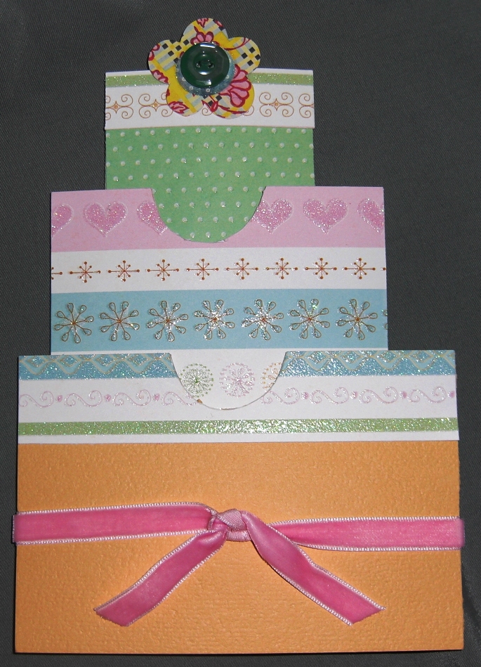 Mud Pie Reality: Three Tier Birthday Card