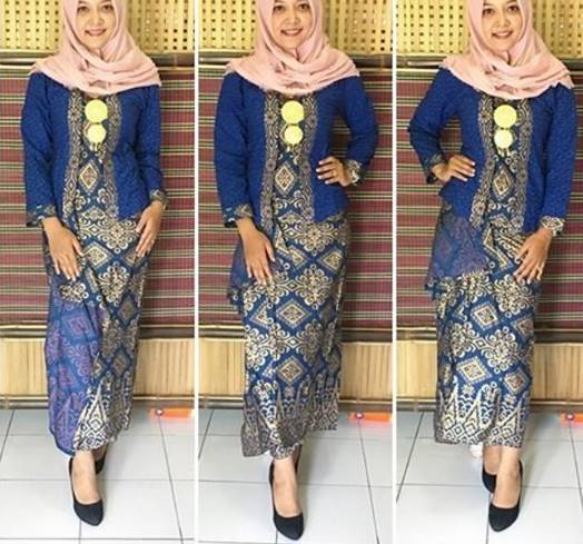 10 Model Kebaya Batik Modern Kombinasi Terbaru 2017 - MODELKEBAYAMODERN