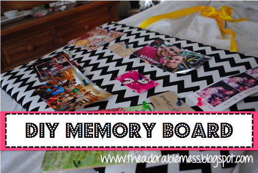 The Adorable Mess: DIY Memory Board