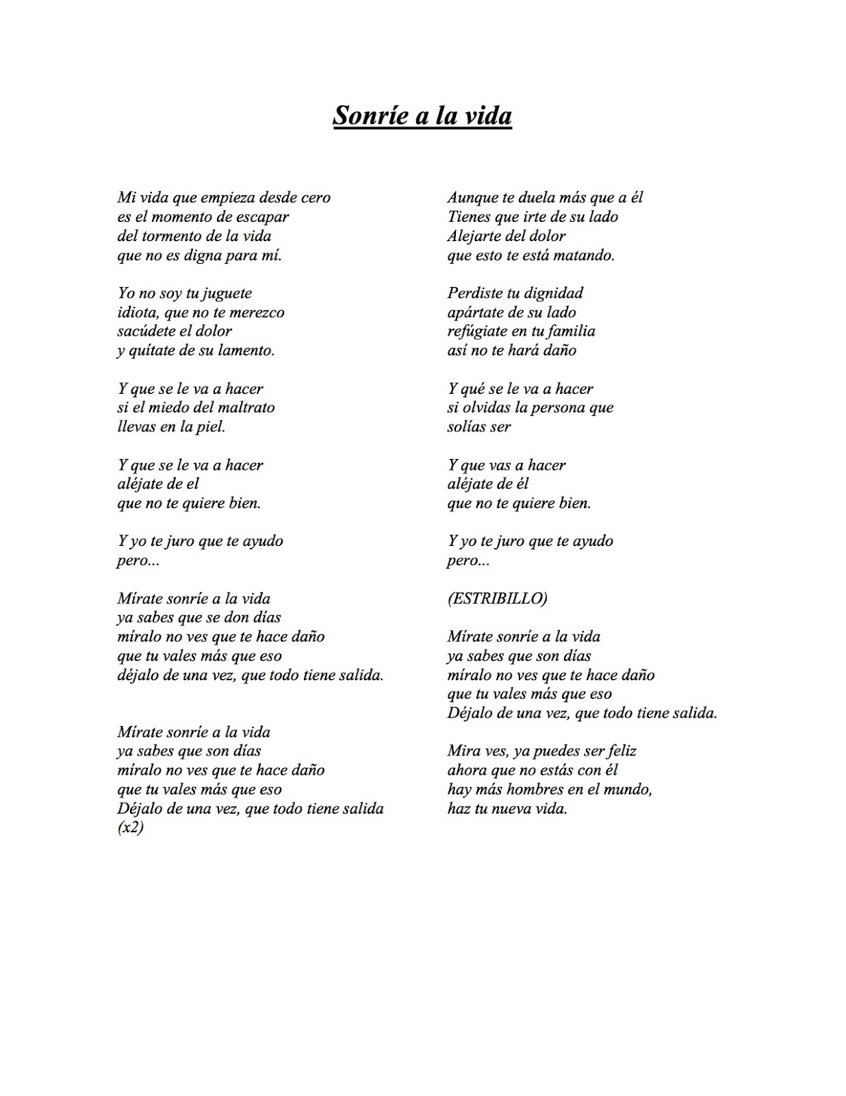 Clase de música en el insti: 2015