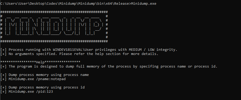 Dumping Process Memory with Custom C# Code