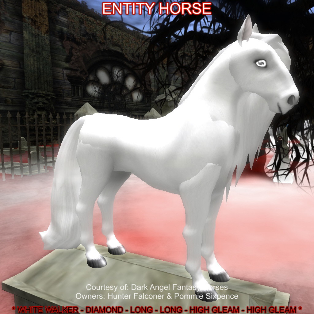 Dark Angel and Heavenly Angel Fantasy Horses: ENTITY HORSE