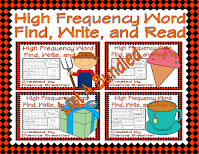 Teachers R US: Writing High Frequency Words