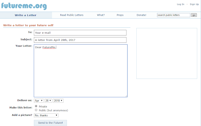 Write A Letter To The Future (Via futureme.org) | // тняιℓℓɛяƨ.