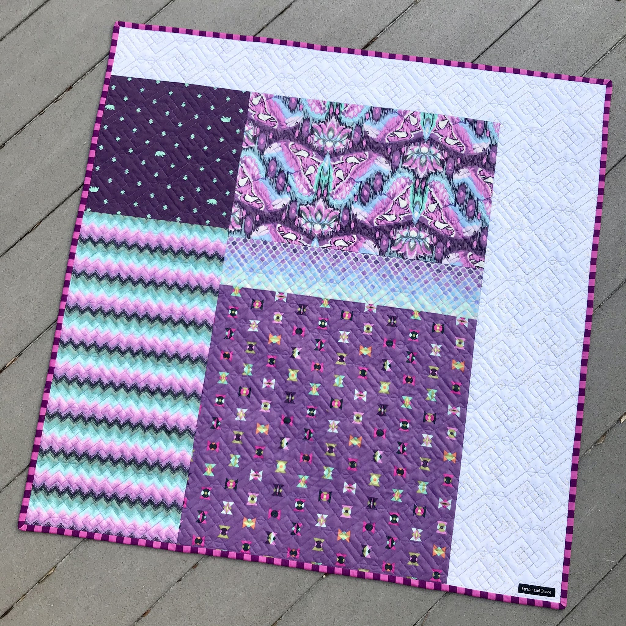 Grace and Peace Quilting: Behemoth 🐘 Block Baby 🍼 Quilt