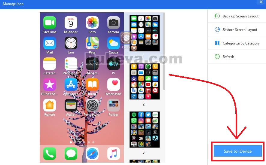 Cara Mengatur Letak Icon Aplikasi iPhone Menggunakan PC / Laptop / Mac ...