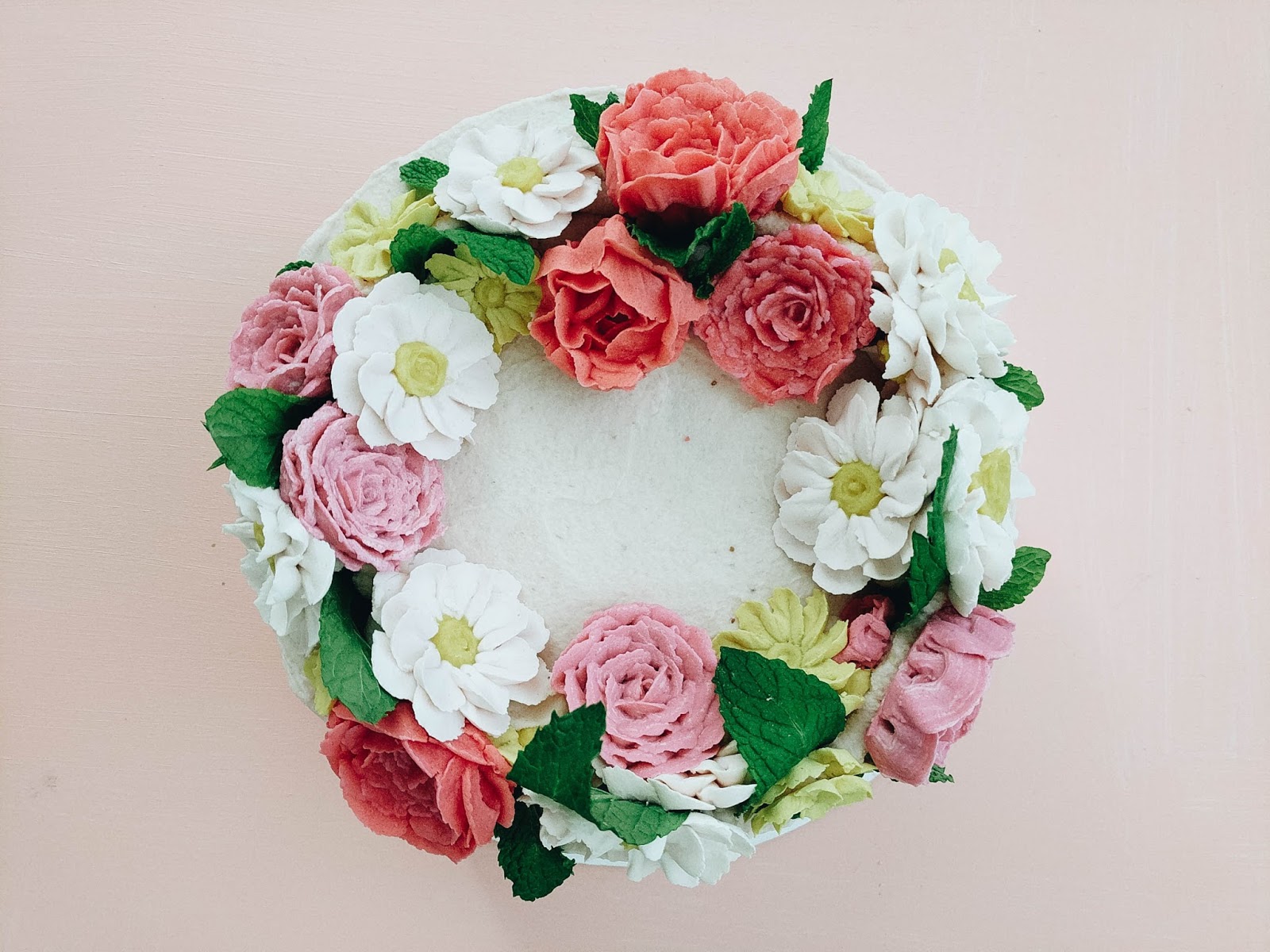 Snapchat flower crown strawberry cake for Karen's birthday | THE JEN ...