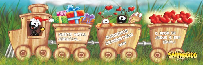 "Minha Herança": * Cartão de Natal com "Smilinguido"