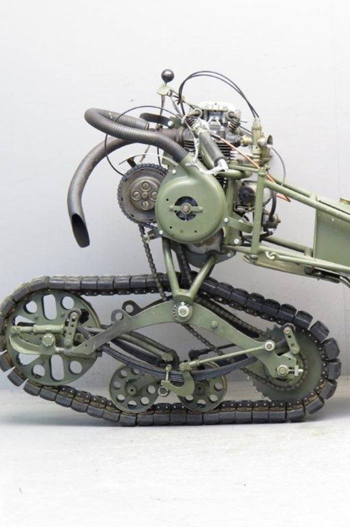 Chingum — Discover Curiosities: 1937 French Military Tracked Motorcycle ...