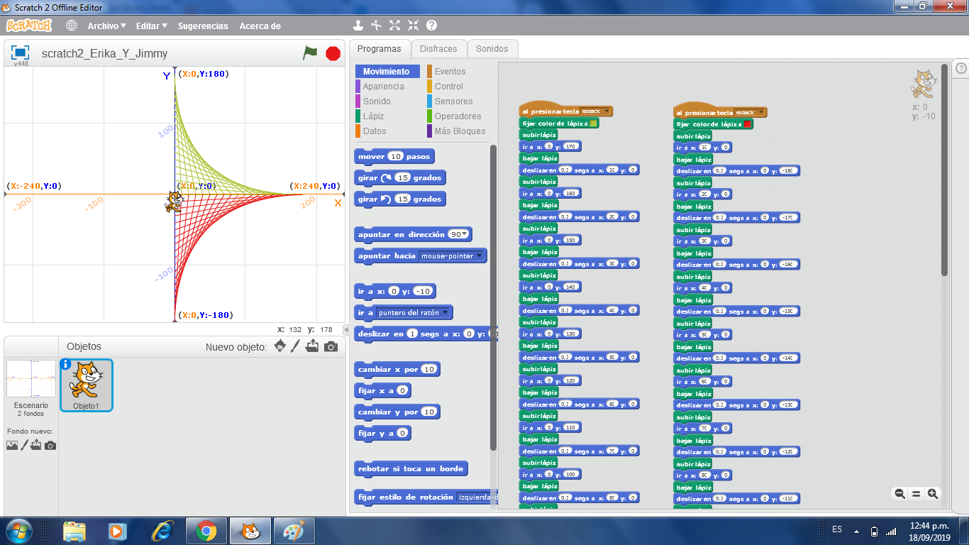Aprendizaje en Clase - Scratch 2.0