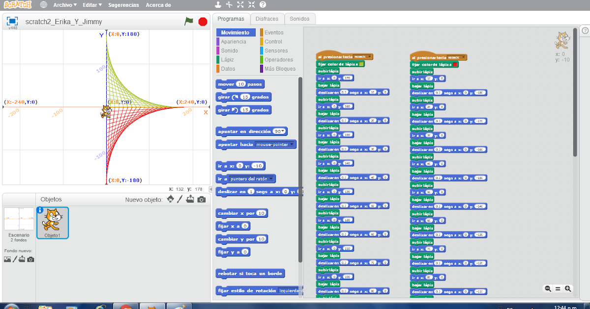 Aprendizaje en Clase - Scratch 2.0