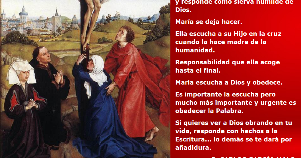 Camino Católico: La Virgen María es maestra de la fe, escucha a Dios y ...