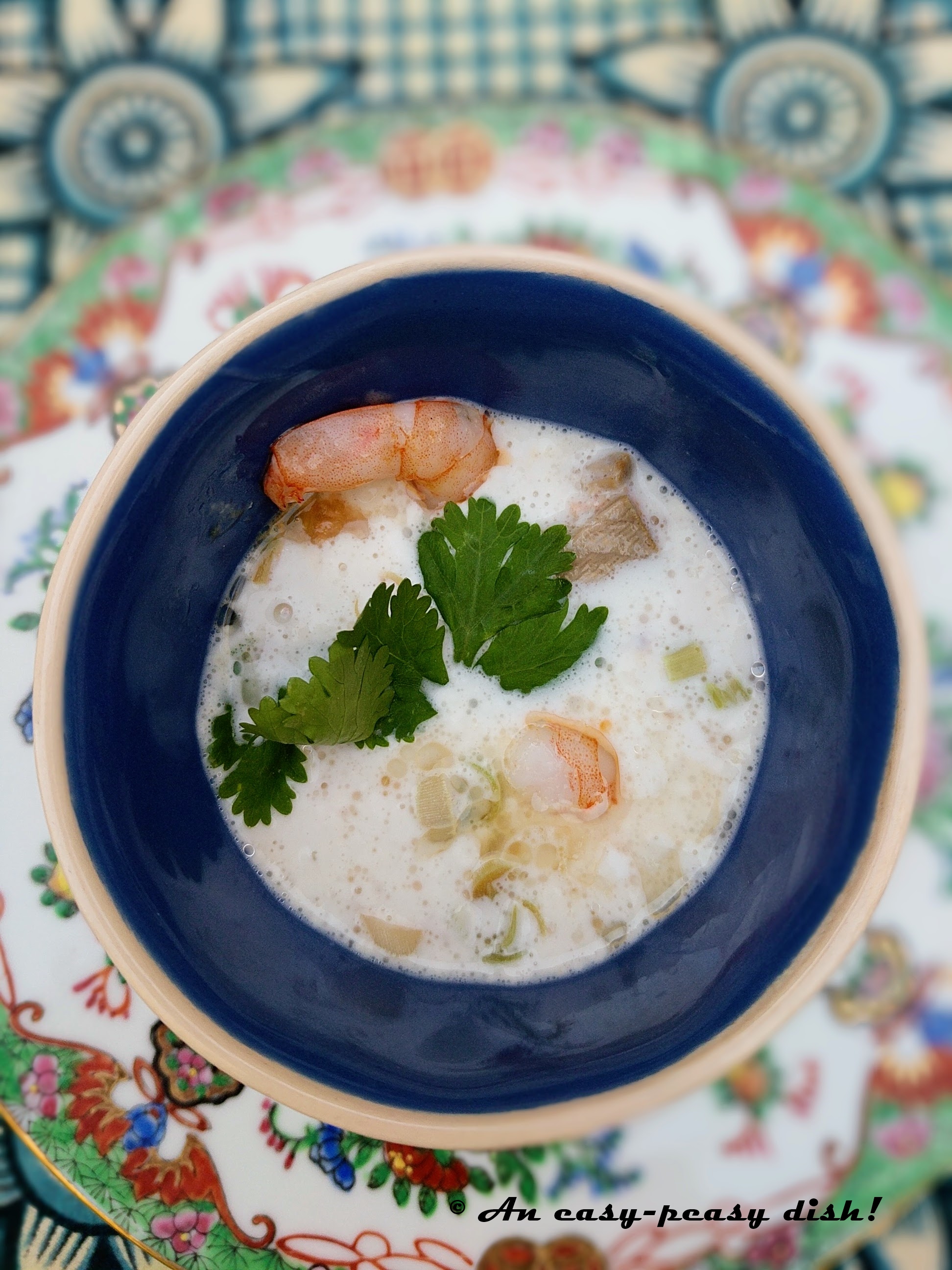 PRAWN NAGE WITH COCONUT AND LEMONGRASS - Easy-peasy dish...