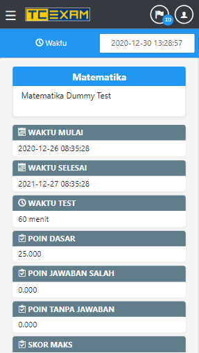 TCExam Mobile Friendly (TMF), Enhancement for original TCExam