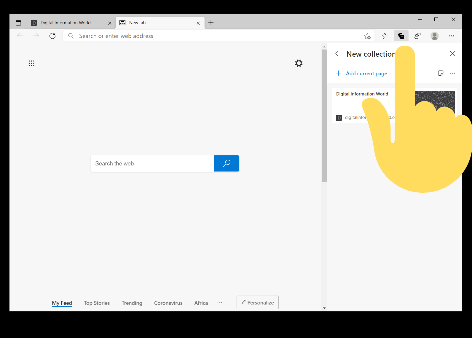 Microsoft Edge is bringing a new flyout collections menu for its toolbar