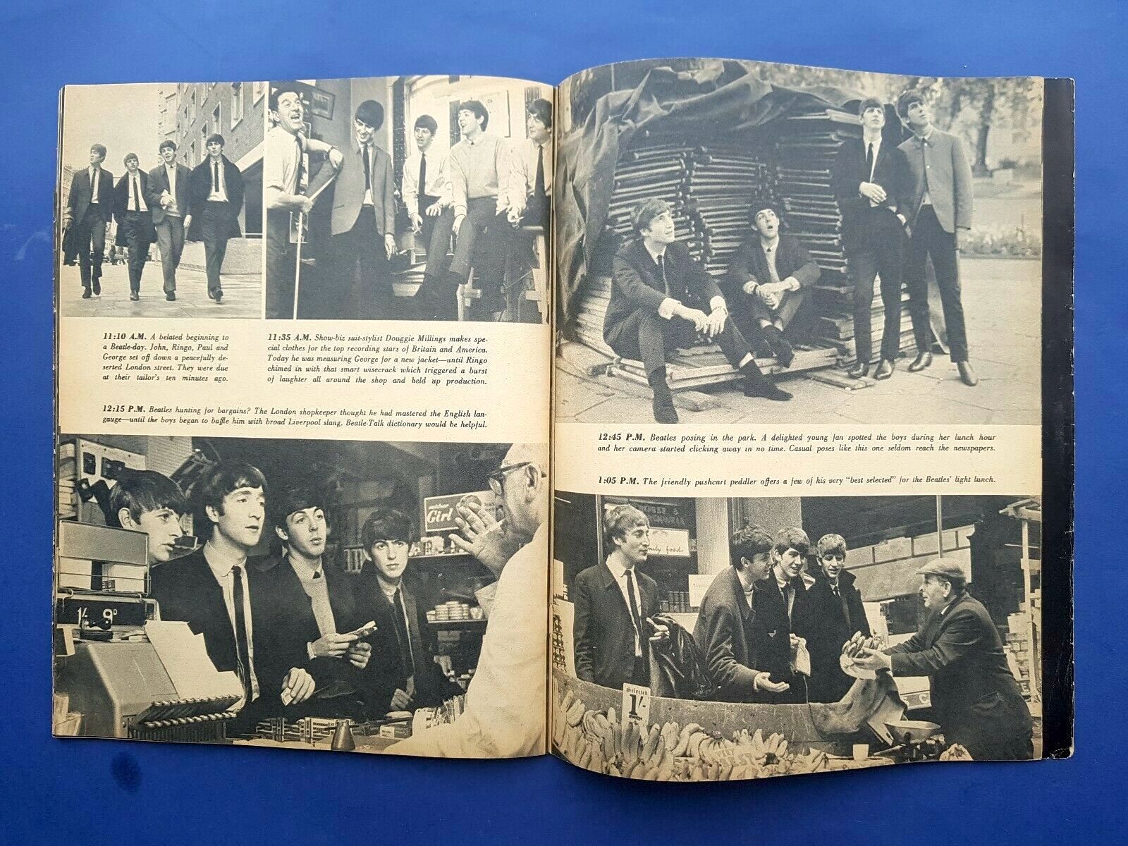 Vintage "Meet the Beatles" magazine