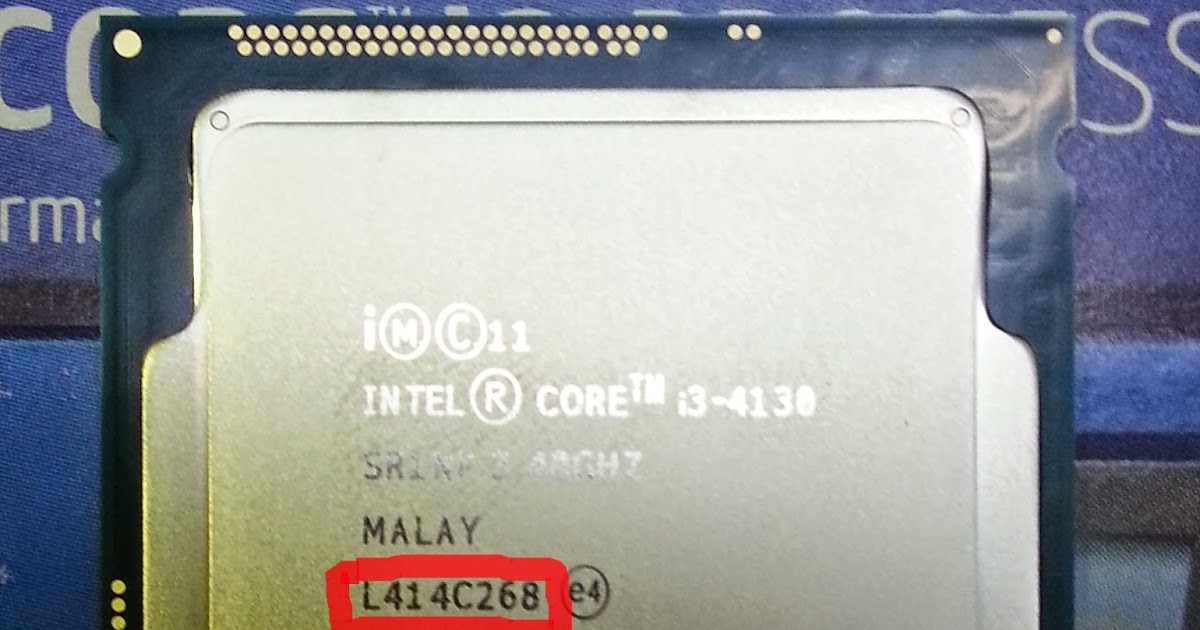 Cara mengecek garansi processor intel dan tutorialnya ~ PERIPHERAL PC