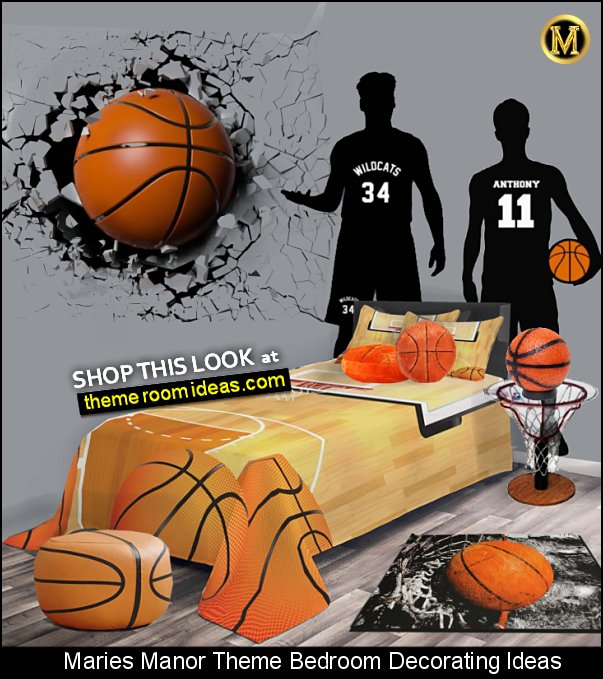 Decorating theme bedrooms - Maries Manor: Basketball Decor - basketball ...