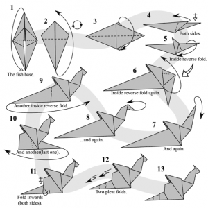 easy origami dragon instructions ~ art projects craft ideas