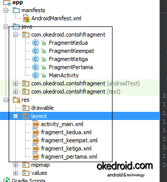 Belajar Cara Menciptakan 1 Mainactivity 4 Fragment Android - Java Media Kita