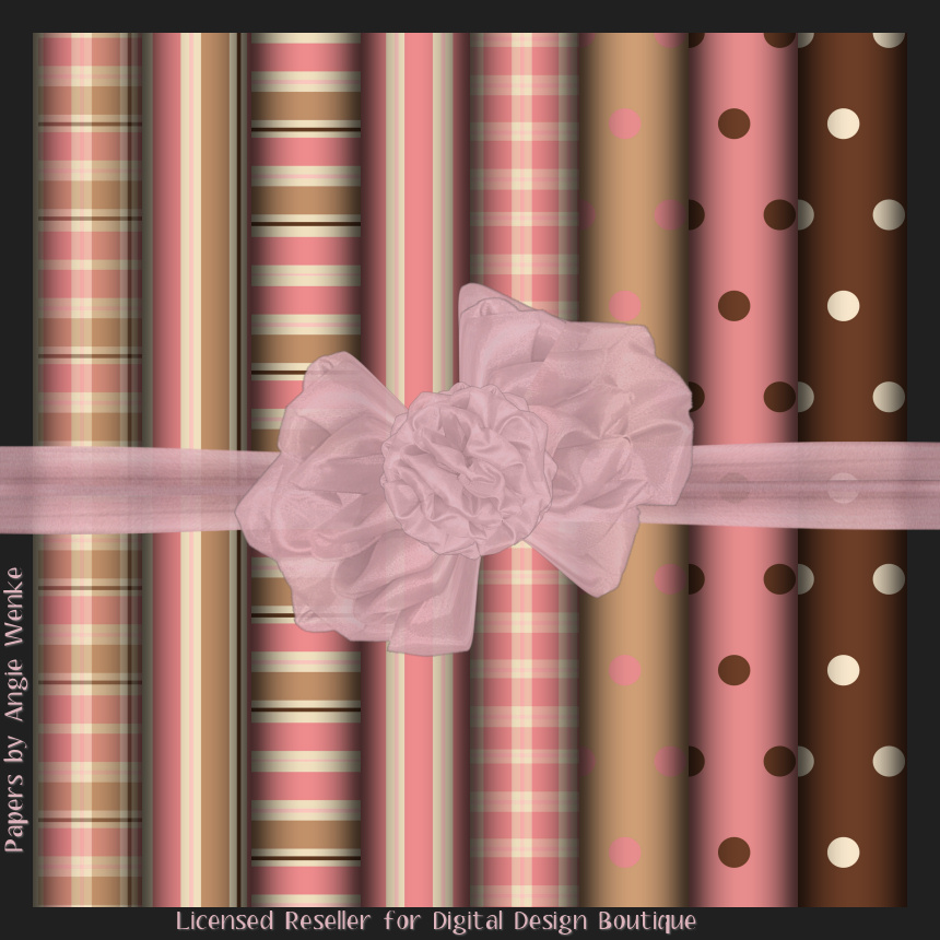 The Clipart Corner: Pink and Brown Scrap Paper