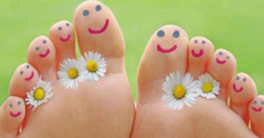 Ti vuoi far diminuire il gonfiore? Inizia dai piedi.